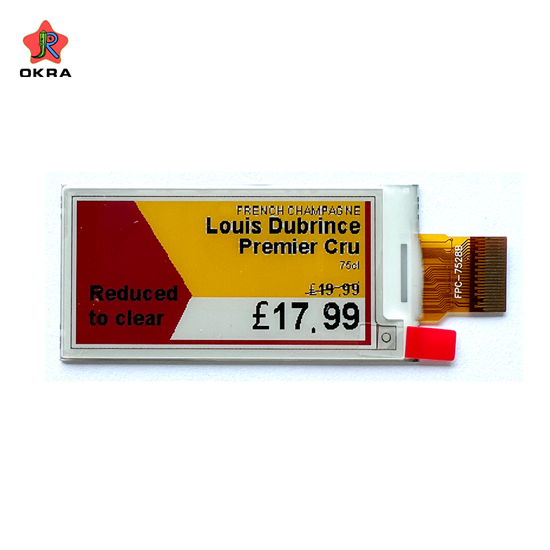 2.13 inch 4-color E-Paper Display - Shanghai OKRA Technologies Co.,LTD.